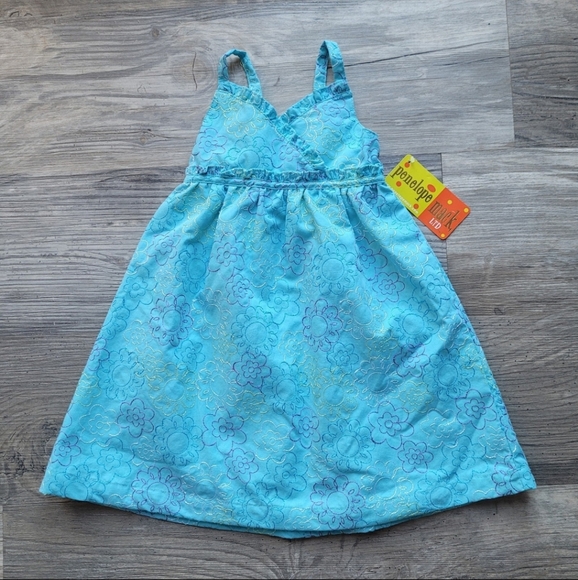 Penelope Mack | Dresses | Aqua Penelope Mack Summer Dress Size 3t Nwt ...